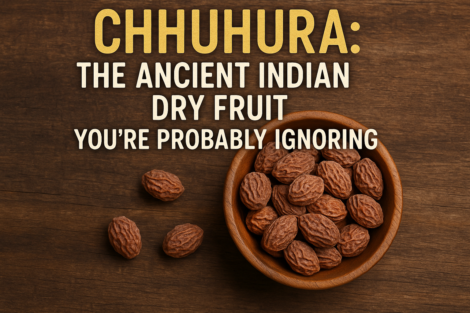 Chhuhura: The Ancient Indian Dry fruit You’re Probably Ignoring (But ...