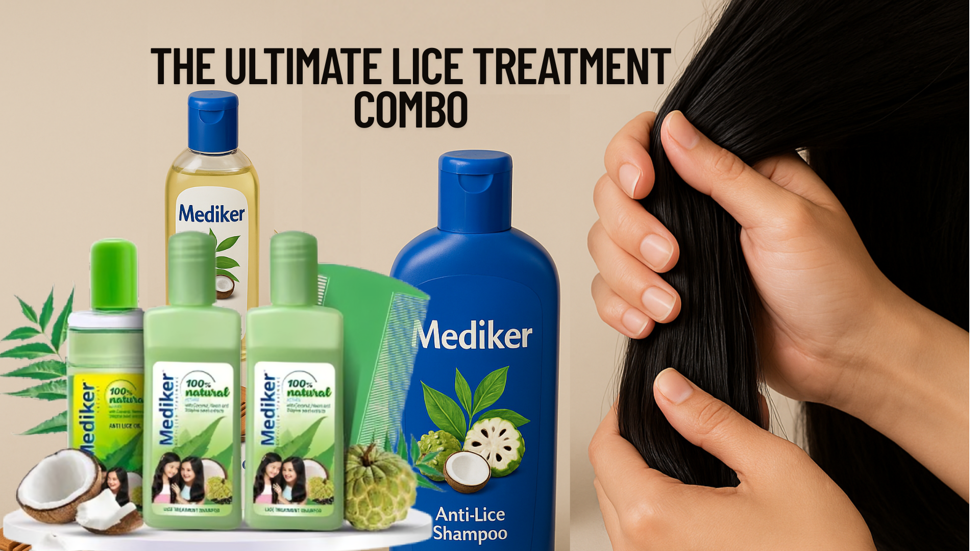 Mediker Shampoo & Oil: The Ultimate Lice Treatment Combo