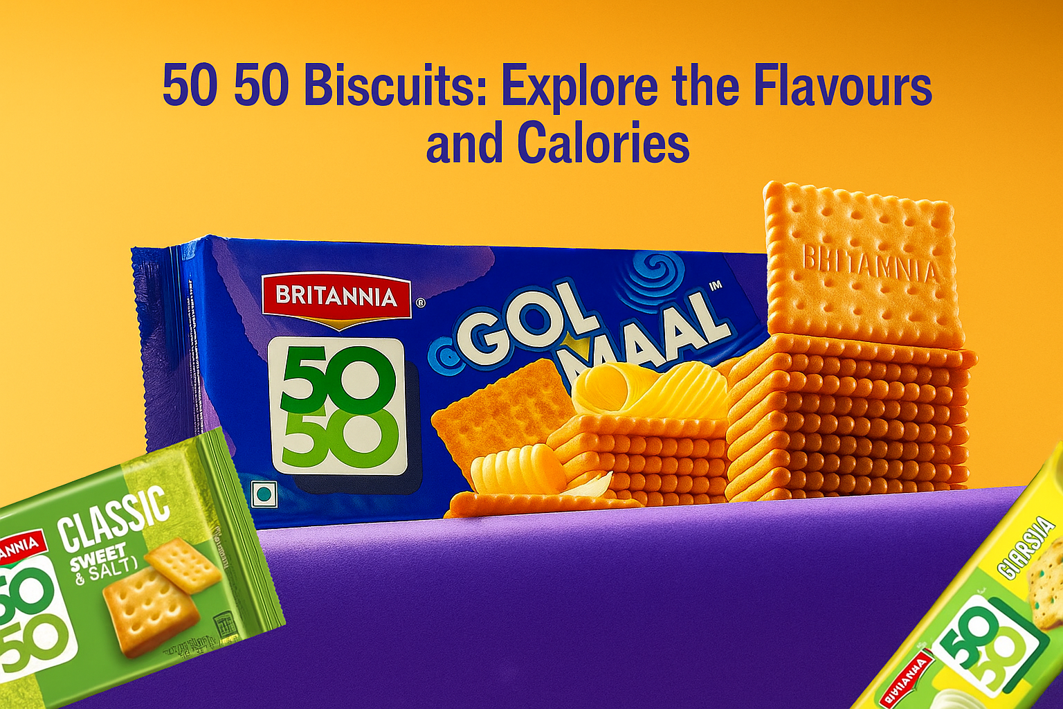 Britannia 50 50 Biscuit: Let's Explore the Flavours & Calories