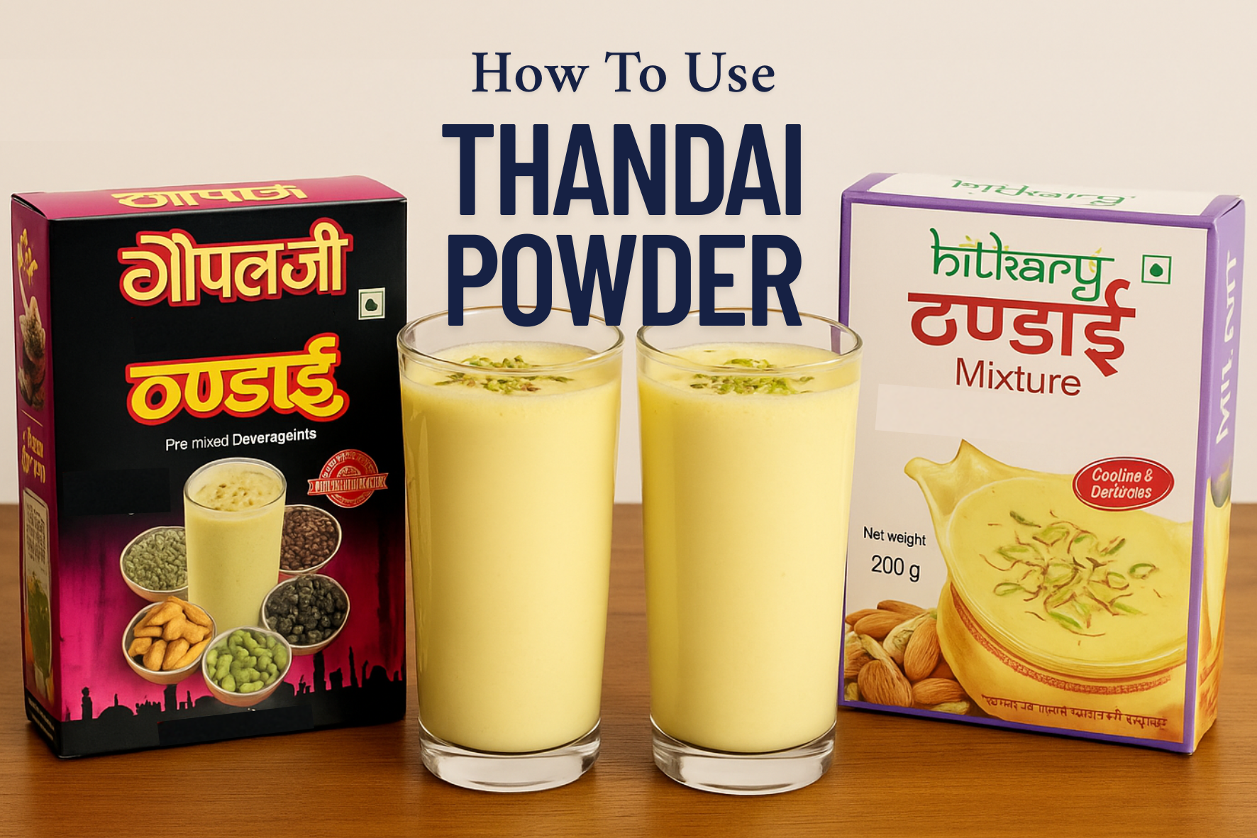 How to Use Thandai Powder: Feat. Gopal Ji & Hitkari Thandai
