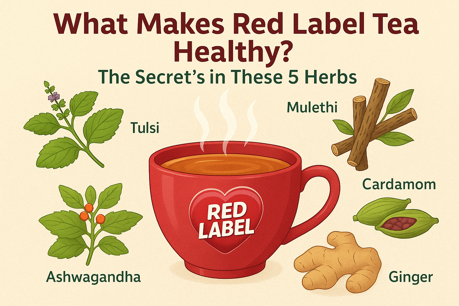 What Makes Red Label Tea Healthy? The Secret’s in These 5 Herbs - Aap ...
