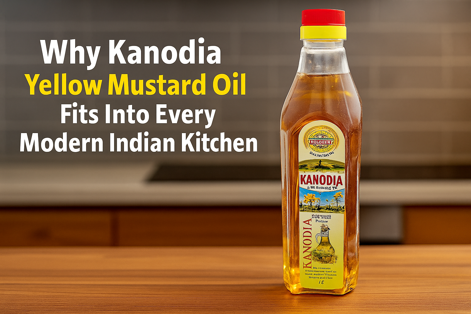 Why Kanodia Yellow Mustard Oil Fits Into Every Modern Indian Kitchen
