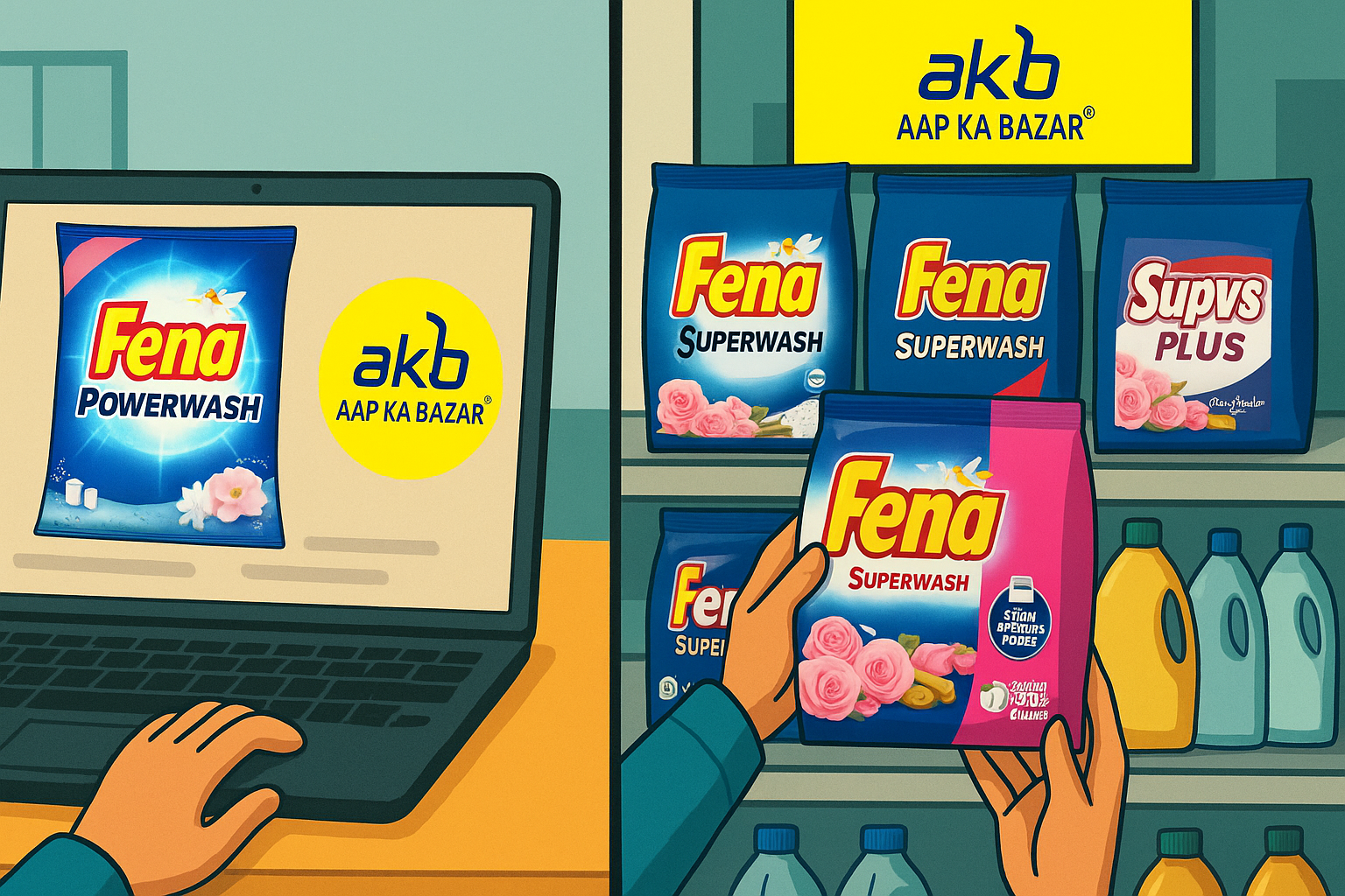 Affordable and Powerful Cleaning: Fena Surf 1kg Price is ₹70*