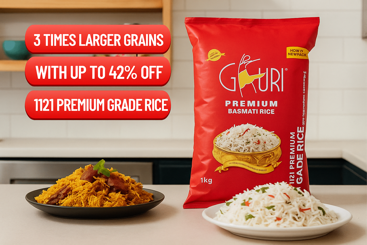 1121 Gauri Premium Basmati Rice – A True Culinary Delight