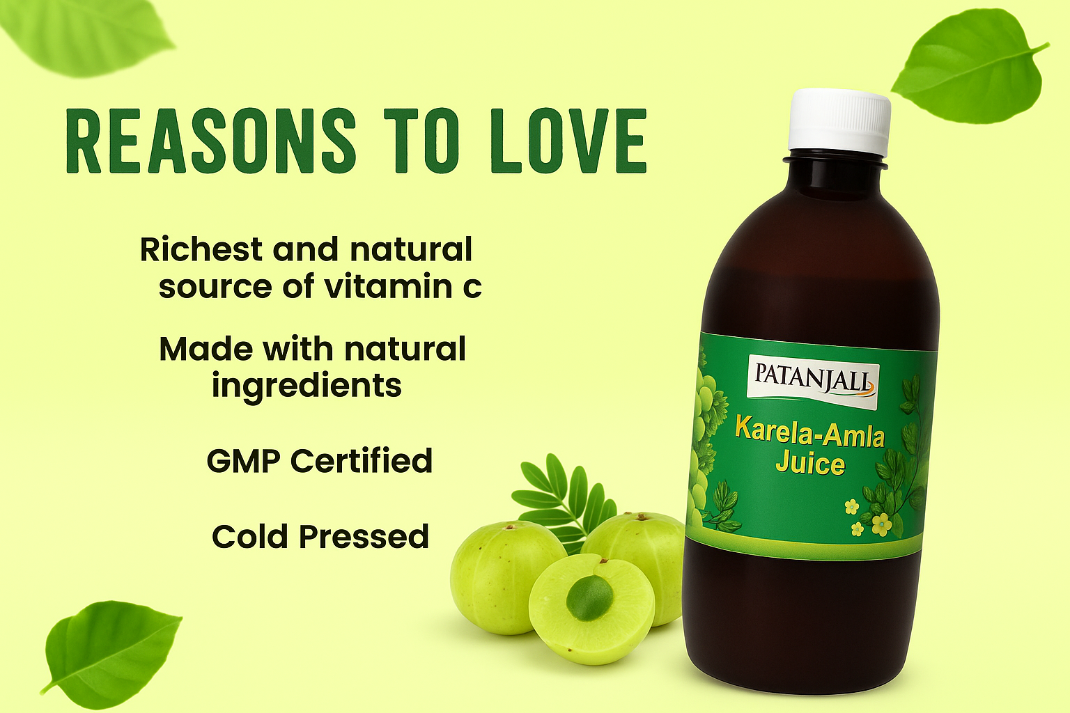 Health Benefits of Amla Juice: Featuring Patanjali & Hamdard Amla Juice