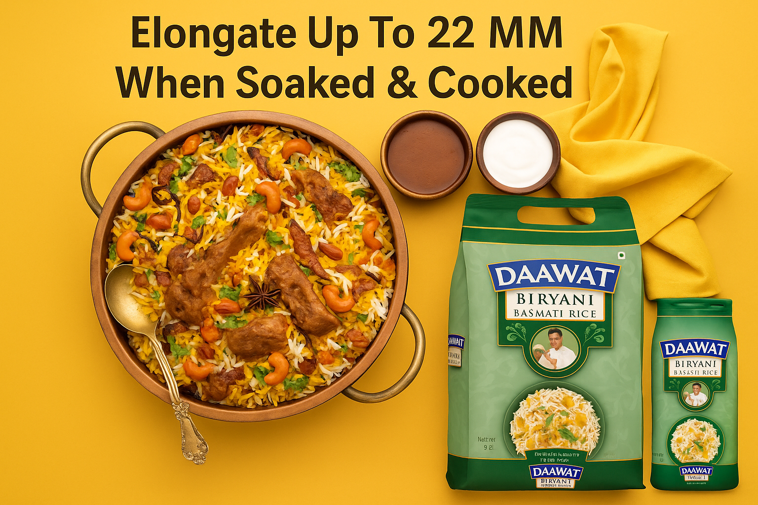 Best Rice for Biryani: Featuring India Gate, Daawat, & Gori Rice