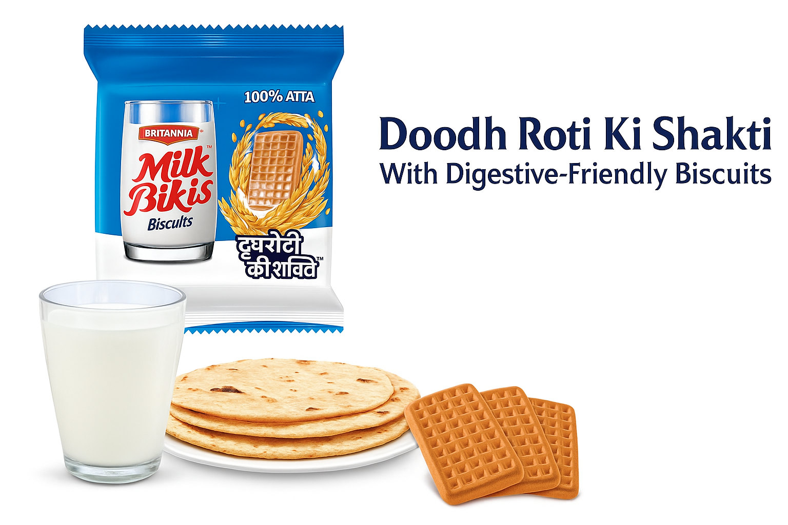 Milk Bikis Cream Biscuit – Britannia’s Zero Trans Fat Biscuits - Aap Ka ...