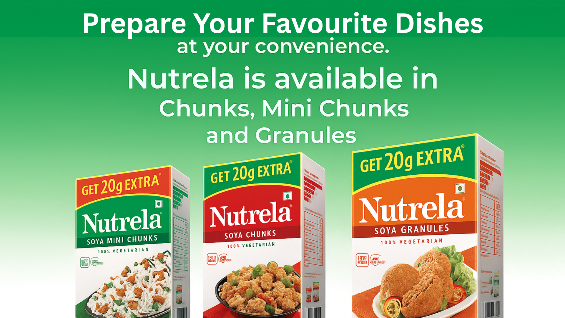 Nutrela Soya granules & Chunks: Best Protein Source For Vegetarians