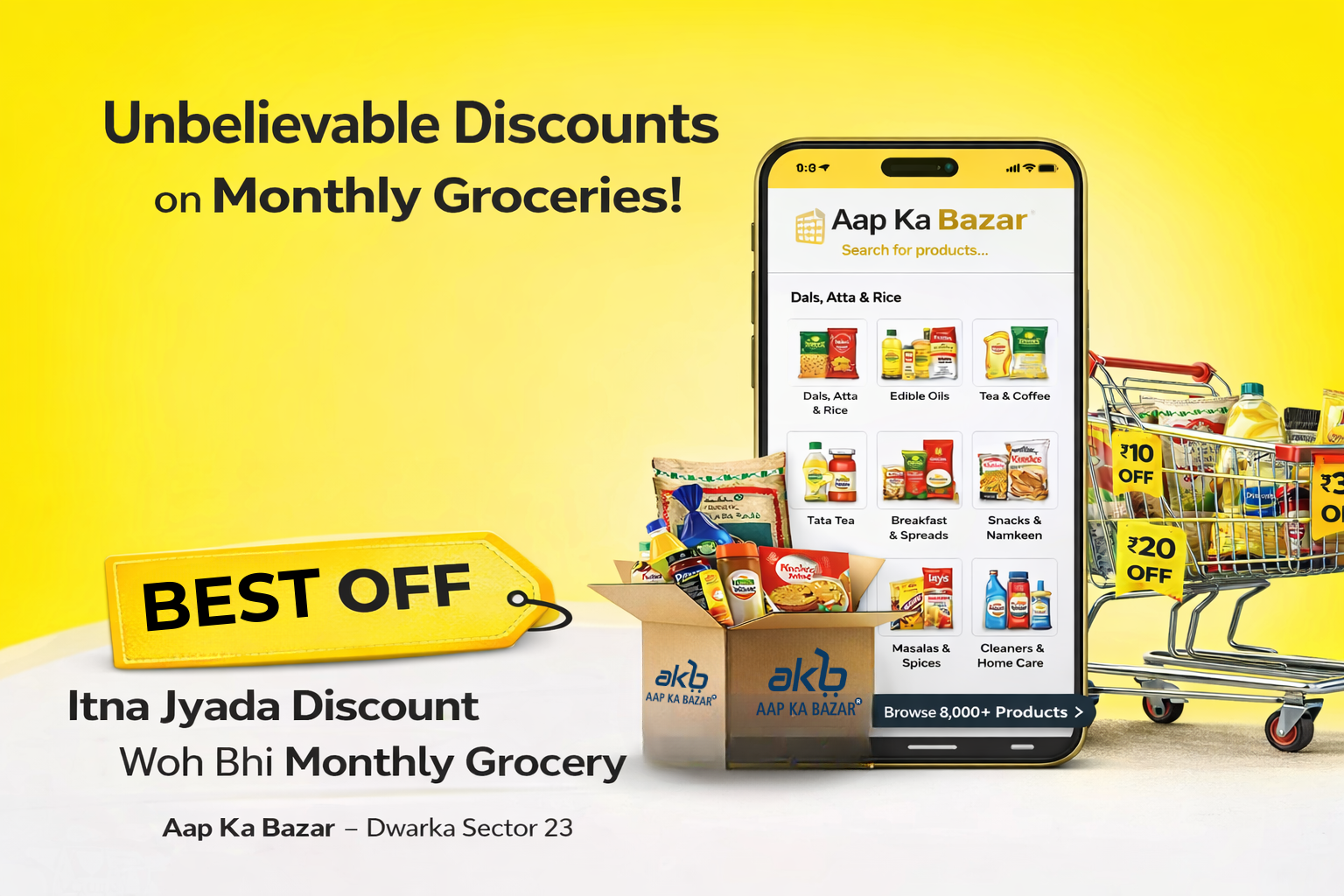 Discount Grocery Shopping in Dwarka Sector 23 –Now Available